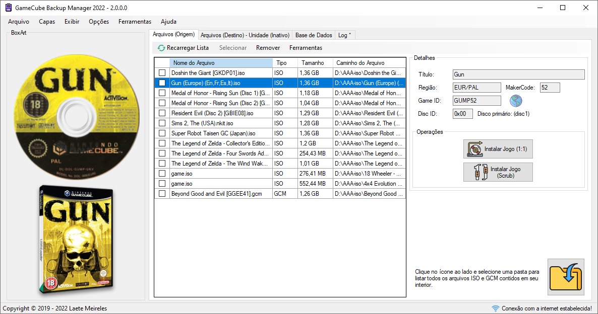 GCBM - GameCube Backup Manager | Axion Drak